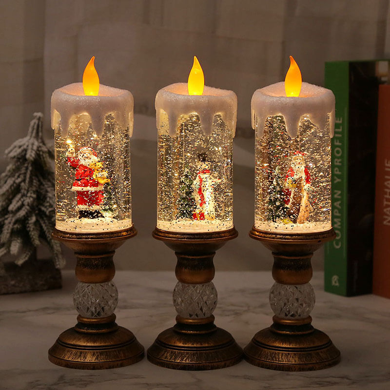 MOREUSHOP | Christmas Crystal Candle Night Light – Moreushop®