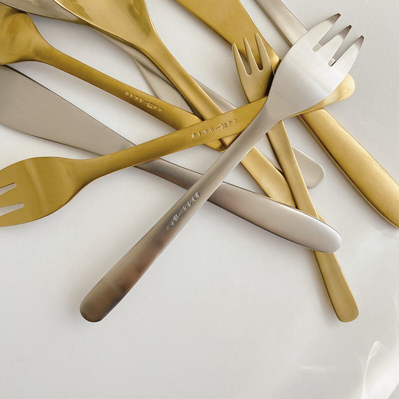 MOREUSHOP | Classic Simple Stainless Steel Flatware 5Pcs Set – Moreushop®