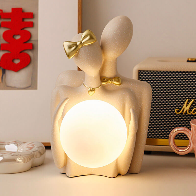 MOREUSHOP | Couple Holding Moon Lamp Ornaments – Moreushop®