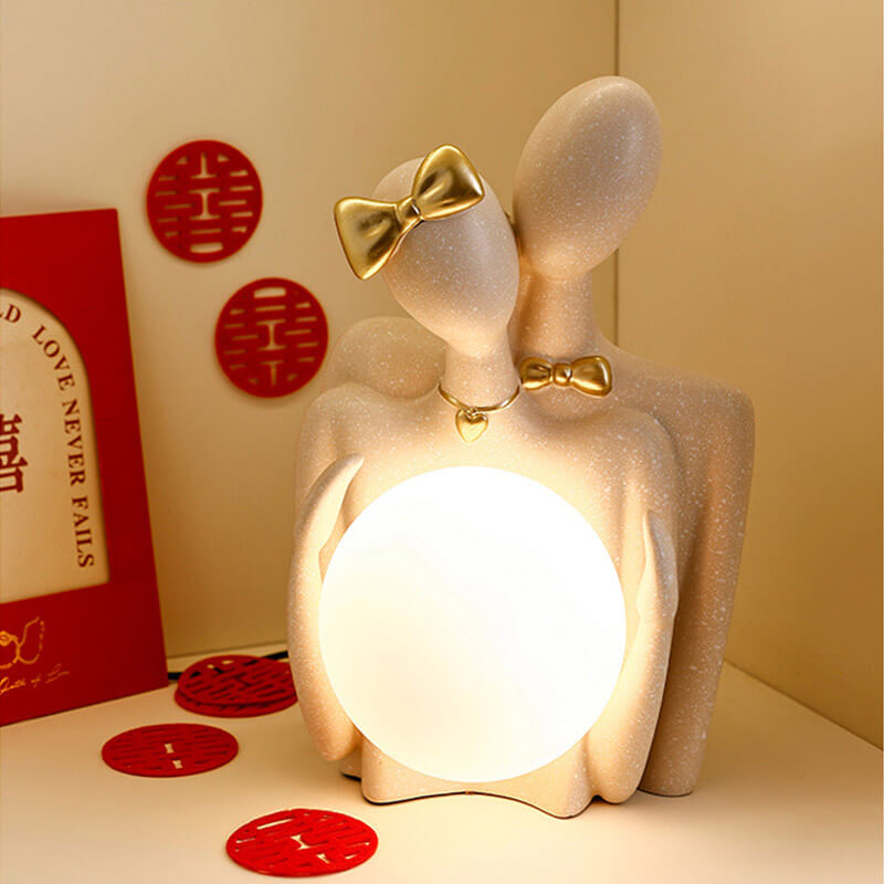 MOREUSHOP | Couple Holding Moon Lamp Ornaments – Moreushop®