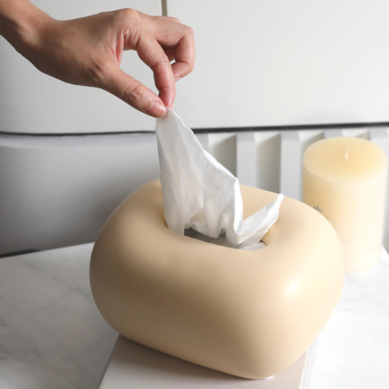 MOREUSHOP | Cream Ceramic Tissue Box – Moreushop®