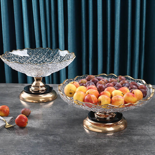 MOREUSHOP | Crystal Glass Fruit Plate – Moreushop®