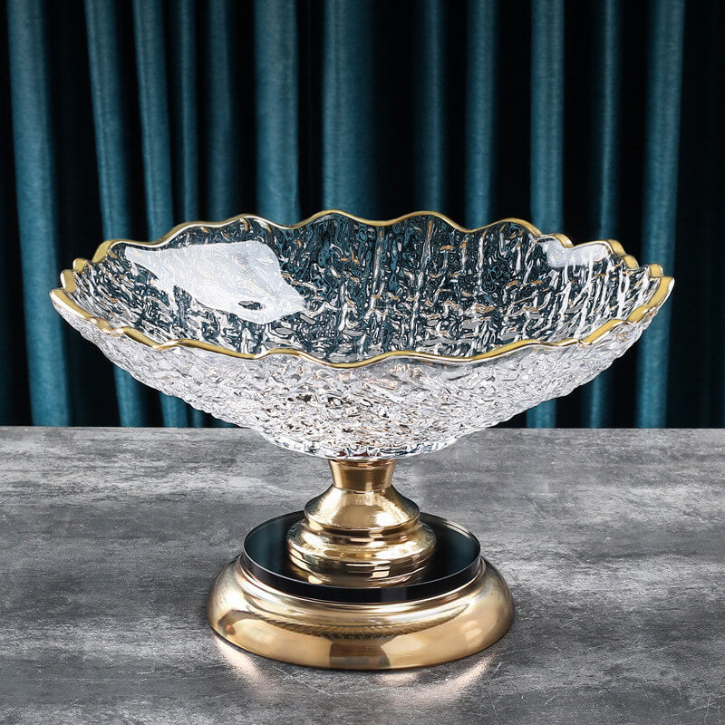 MOREUSHOP | Crystal Glass Fruit Plate – Moreushop®