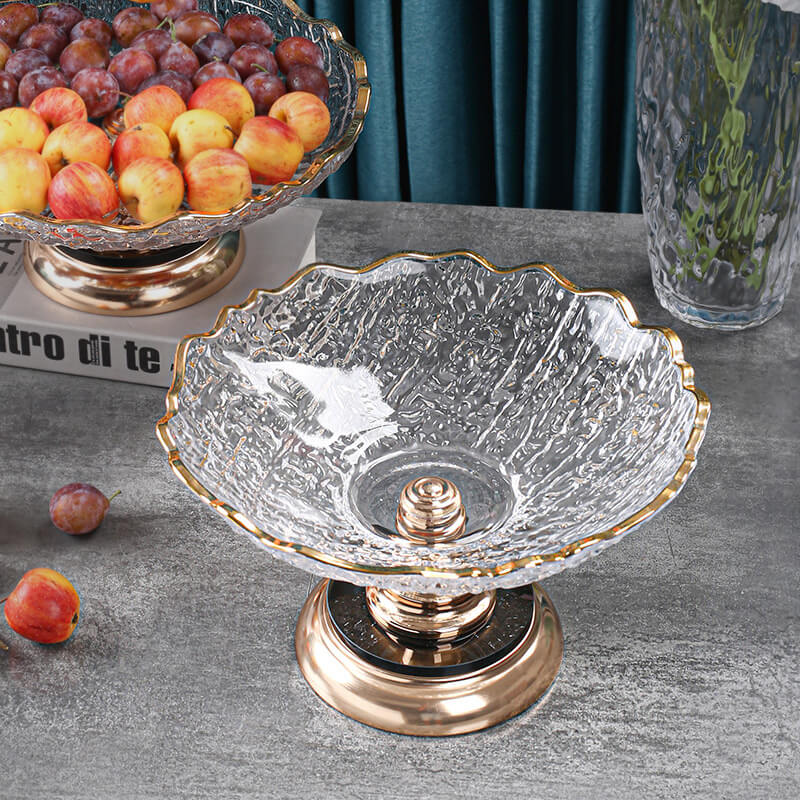 MOREUSHOP | Crystal Glass Fruit Plate – Moreushop®