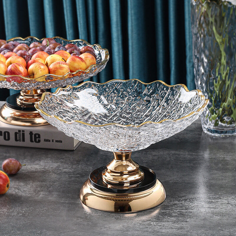 MOREUSHOP | Crystal Glass Fruit Plate – Moreushop®