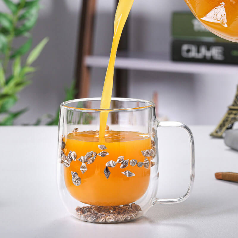 MOREUSHOP | Double Glass Flow Sand Flower Cup – Moreushop®