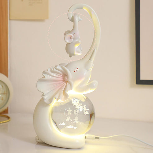 MOREUSHOP | Luminous Crystal Elephant Lamp – Moreushop®