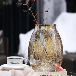MOREUSHOP | Ice Flower Glass Vase – Moreushop®
