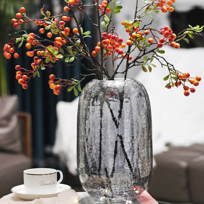 MOREUSHOP | Ice Flower Glass Vase – Moreushop®