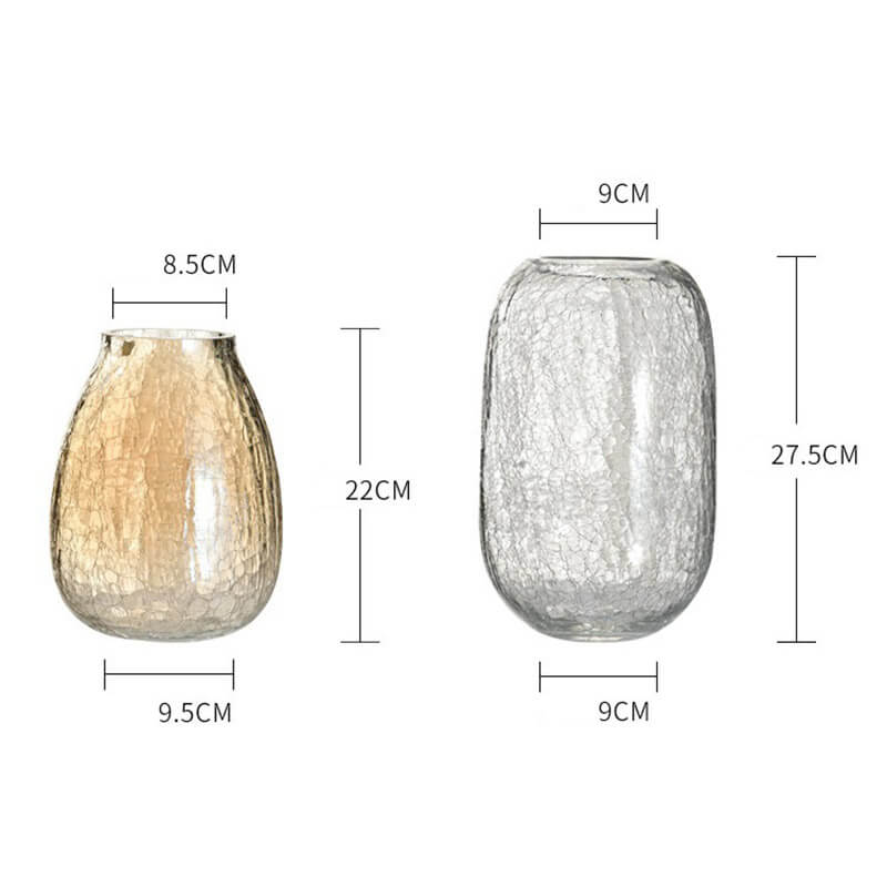 MOREUSHOP | Ice Flower Glass Vase – Moreushop®