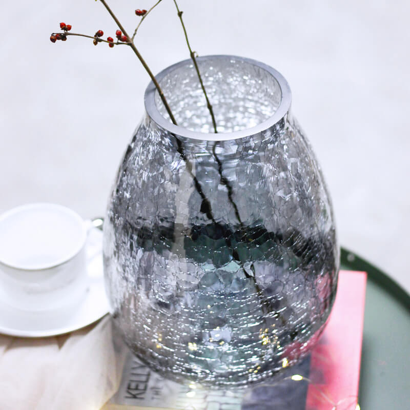 MOREUSHOP | Ice Flower Glass Vase – Moreushop®