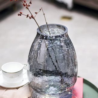 MOREUSHOP | Ice Flower Glass Vase – Moreushop®