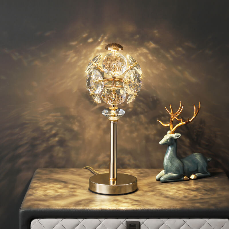 MOREUSHOP | Light Luxury Crystal Table Lamp – Moreushop®