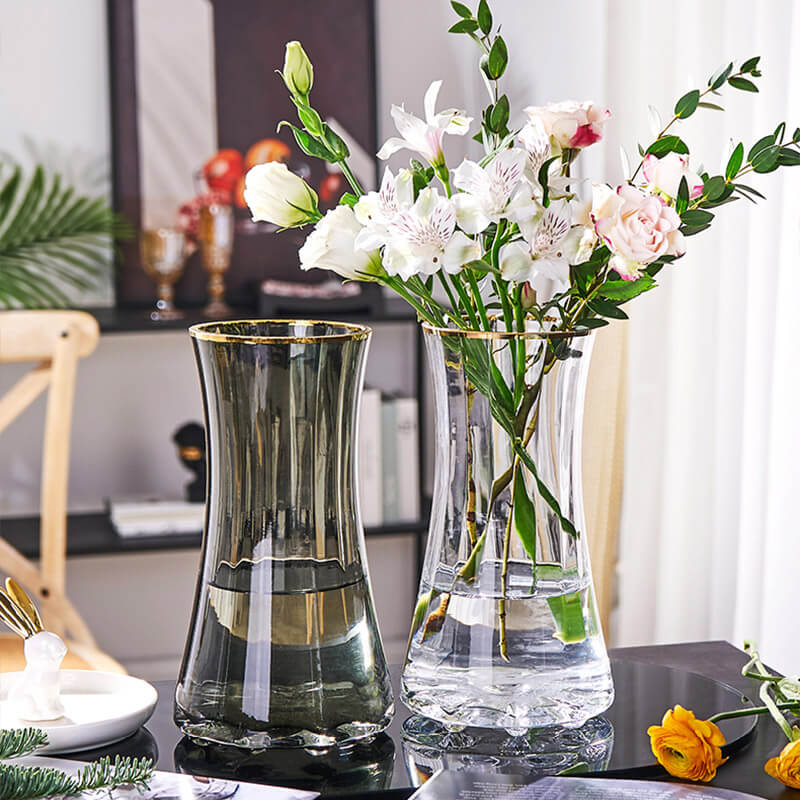MOREUSHOP | Light Luxury Simple Glass Vase – Moreushop®