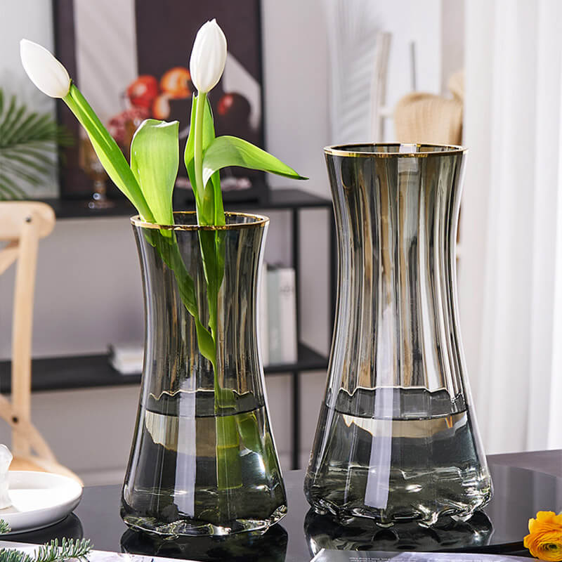 MOREUSHOP | Light Luxury Simple Glass Vase – Moreushop®