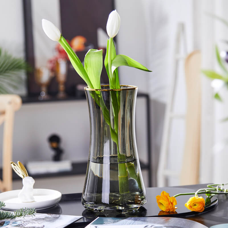 MOREUSHOP | Light Luxury Simple Glass Vase – Moreushop®