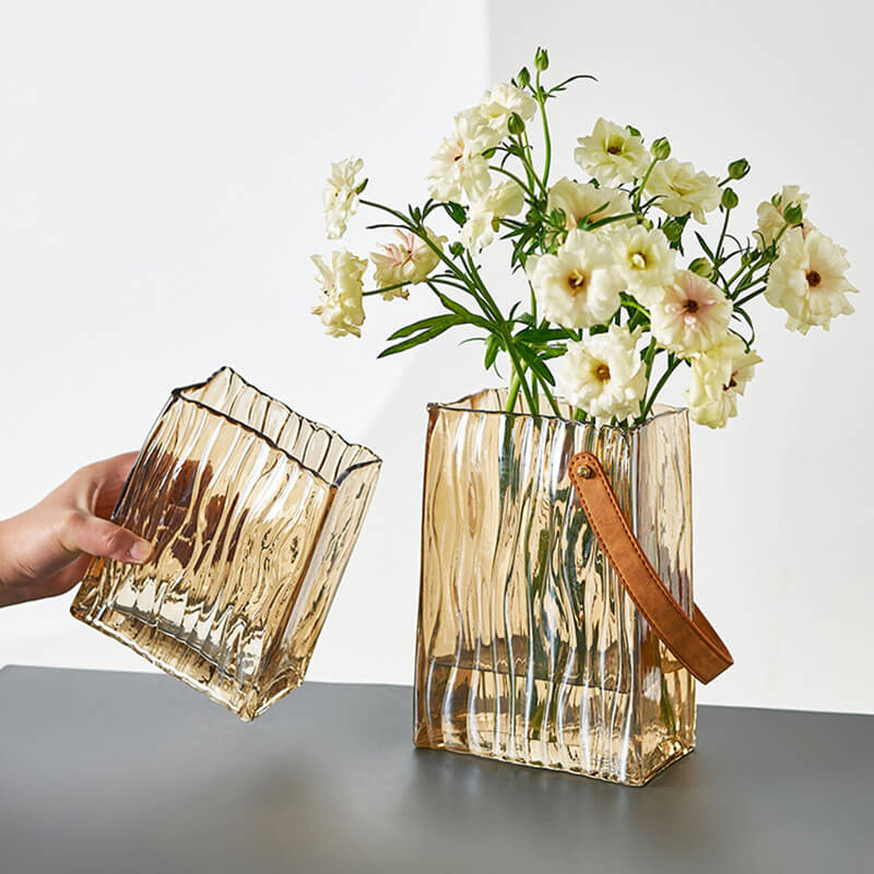 MOREUSHOP | Light Luxury Portable Glass Vase – Moreushop®