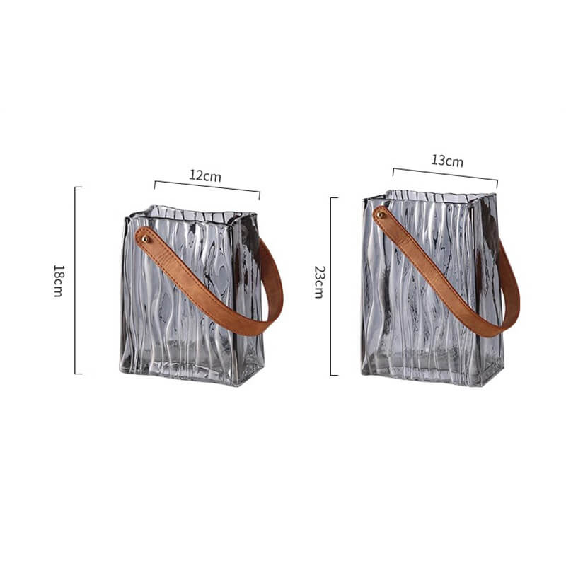 MOREUSHOP | Light Luxury Portable Glass Vase – Moreushop®