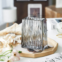 Light Luxury Portable Glass Vase – Moreushop
