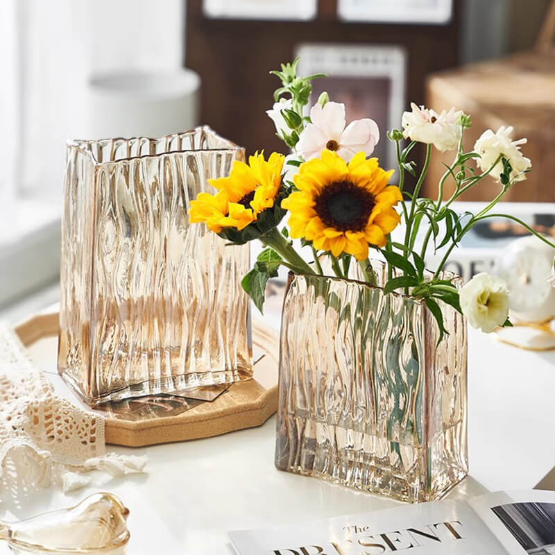 MOREUSHOP | Light Luxury Portable Glass Vase – Moreushop®