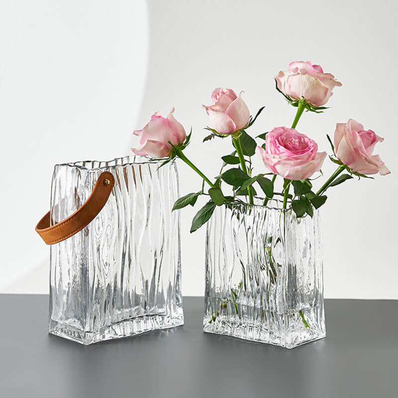 MOREUSHOP | Light Luxury Portable Glass Vase – Moreushop®