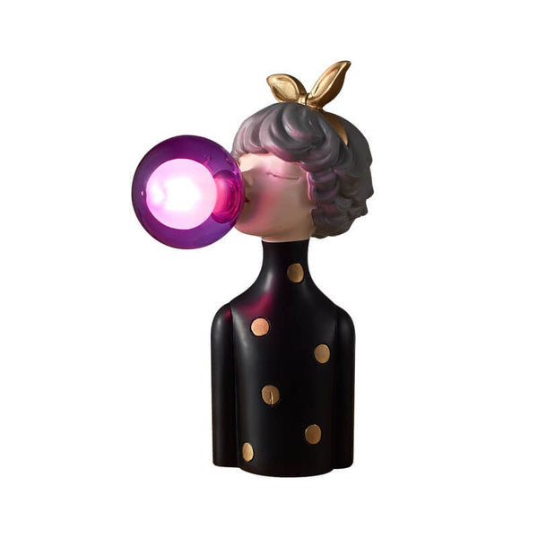 MOREUSHOP | Colorful Elegant Girls Resin Table Lamp – Moreushop®