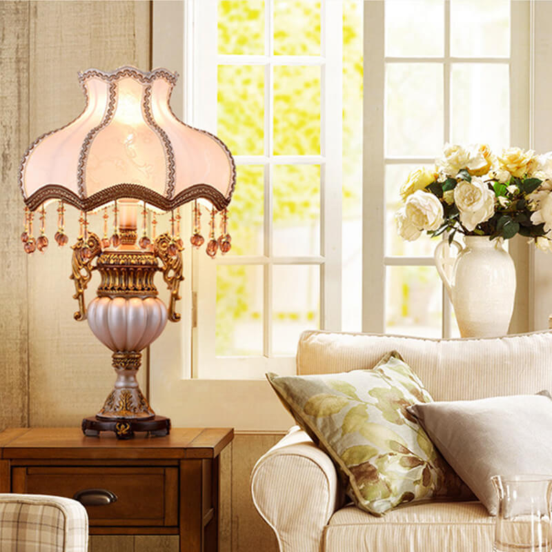 MOREUSHOP | Retro Fabric Table Lamp – Moreushop®
