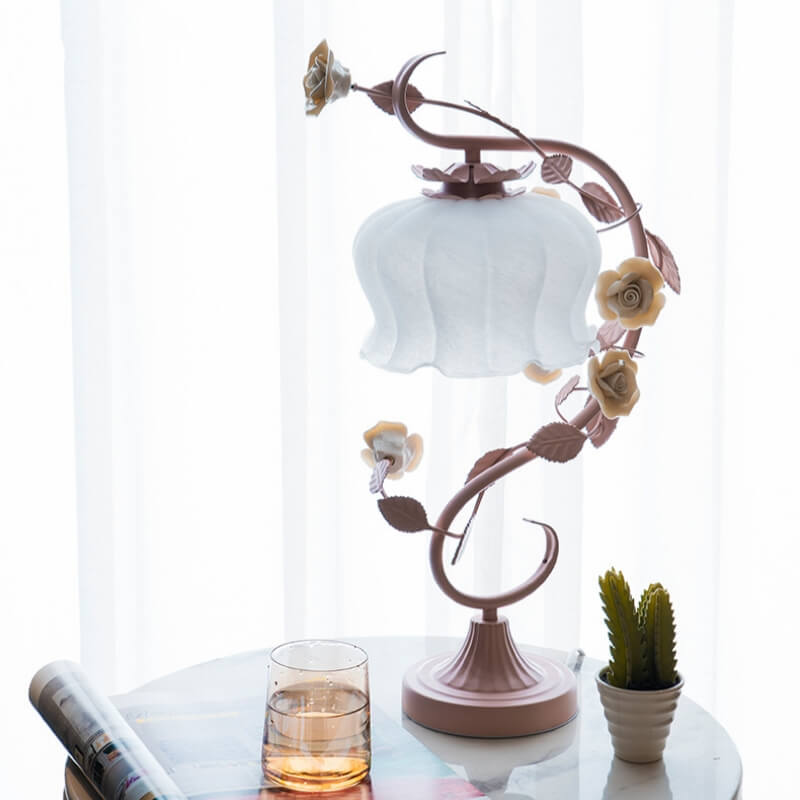 MOREUSHOP | Romantic Flower Table Lamps – Moreushop®