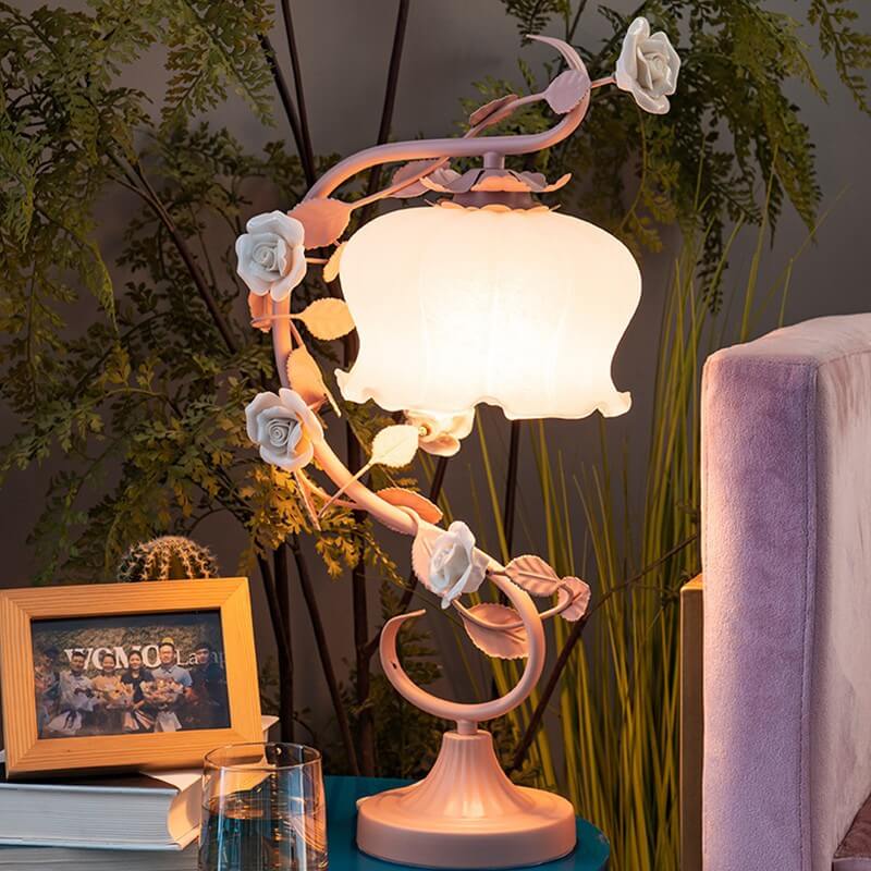 MOREUSHOP | Romantic Flower Table Lamps – Moreushop®