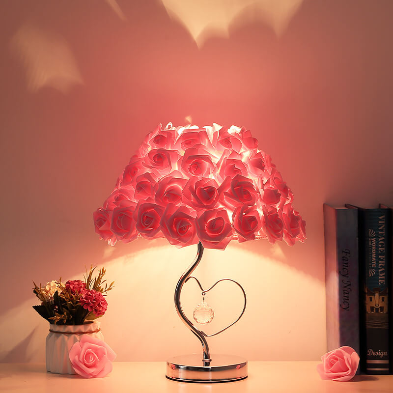 MOREUSHOP | Rose Crystal Desk Lamp – Moreushop®