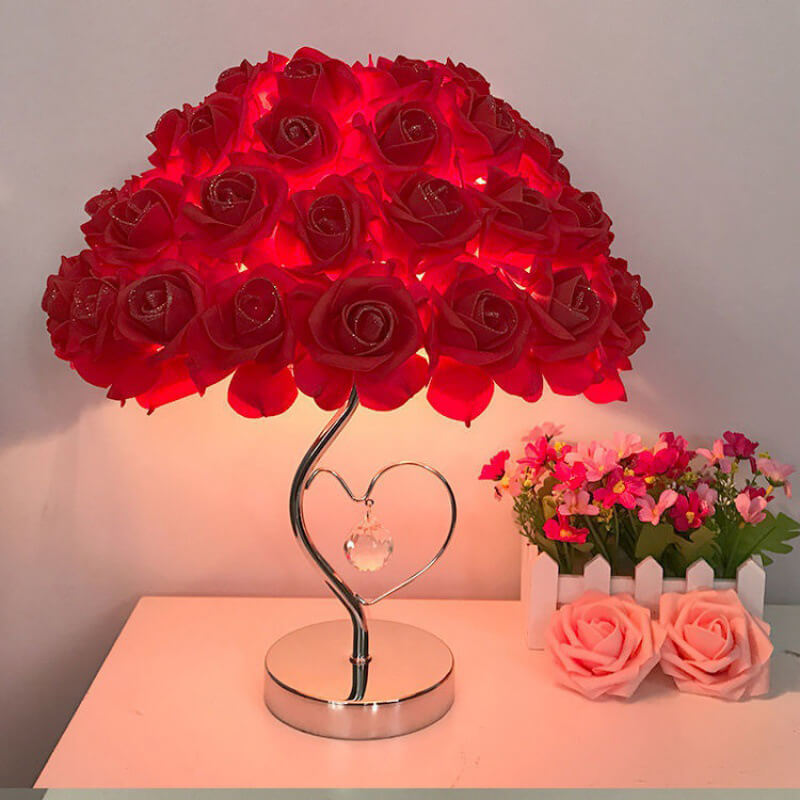 MOREUSHOP | Rose Crystal Desk Lamp – Moreushop®