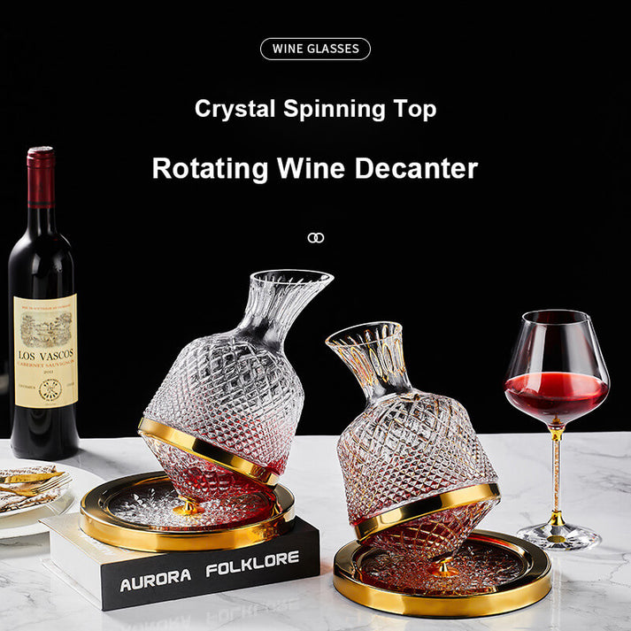MOREUSHOP | Tumbler Rotating Wine Decanter – Moreushop®