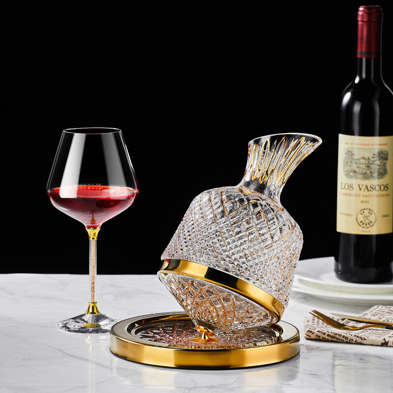 MOREUSHOP | Tumbler Rotating Wine Decanter – Moreushop®