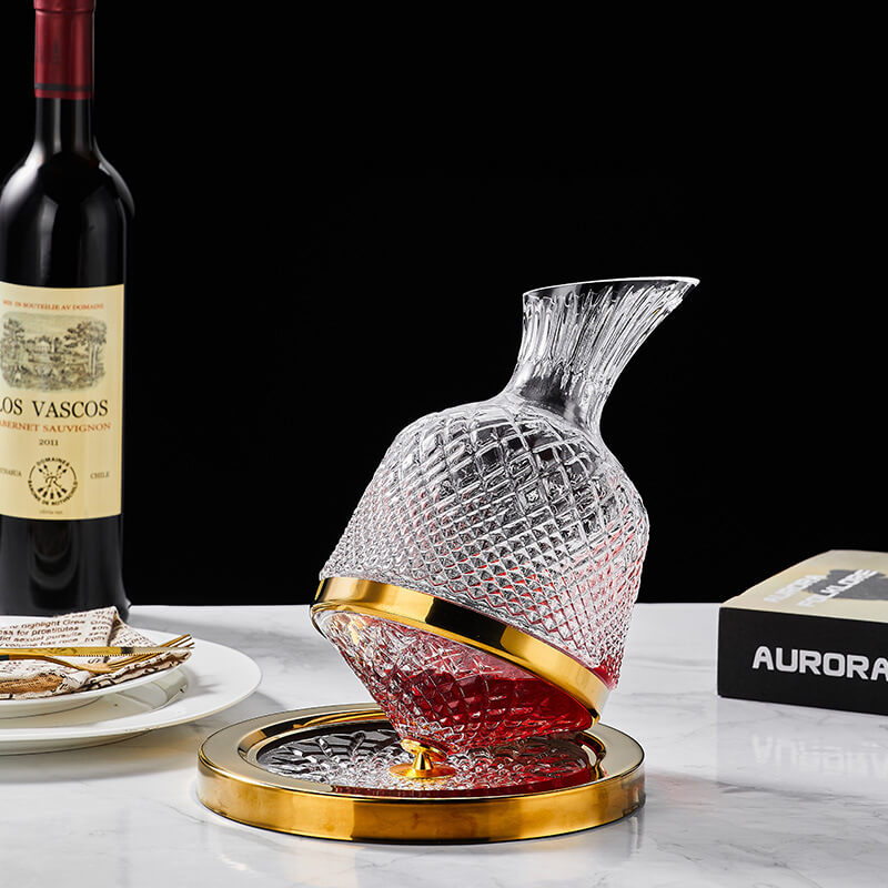 MOREUSHOP | Tumbler Rotating Wine Decanter – Moreushop®