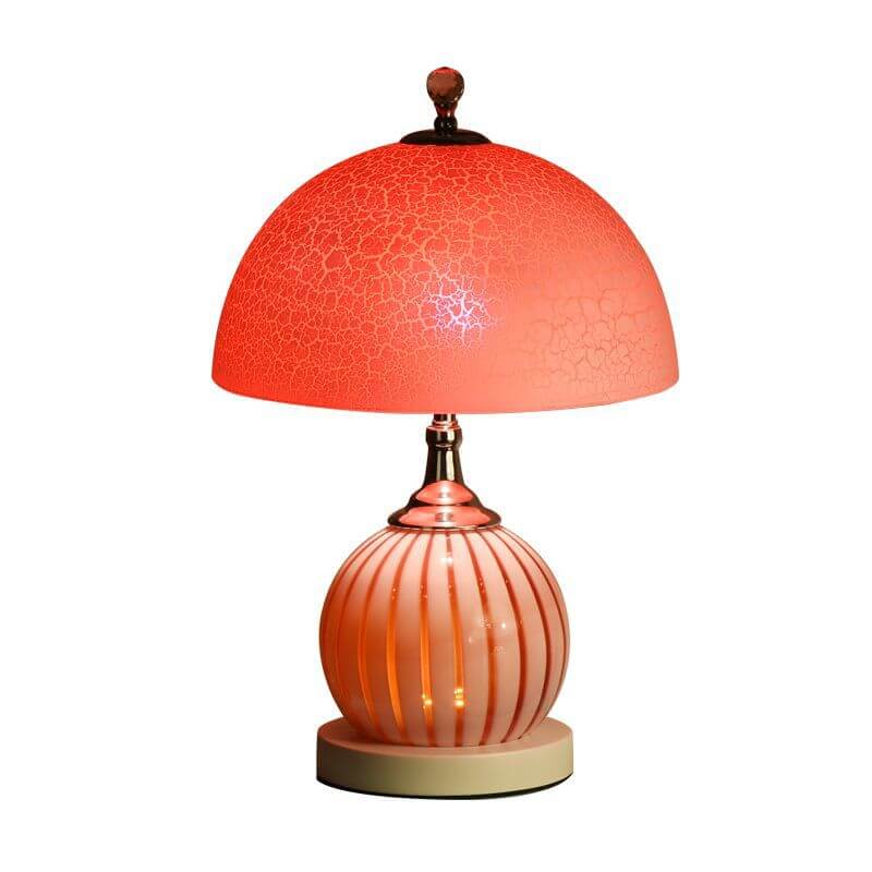 MOREUSHOP | Vintage Glass Crackle Table Lamp – Moreushop®