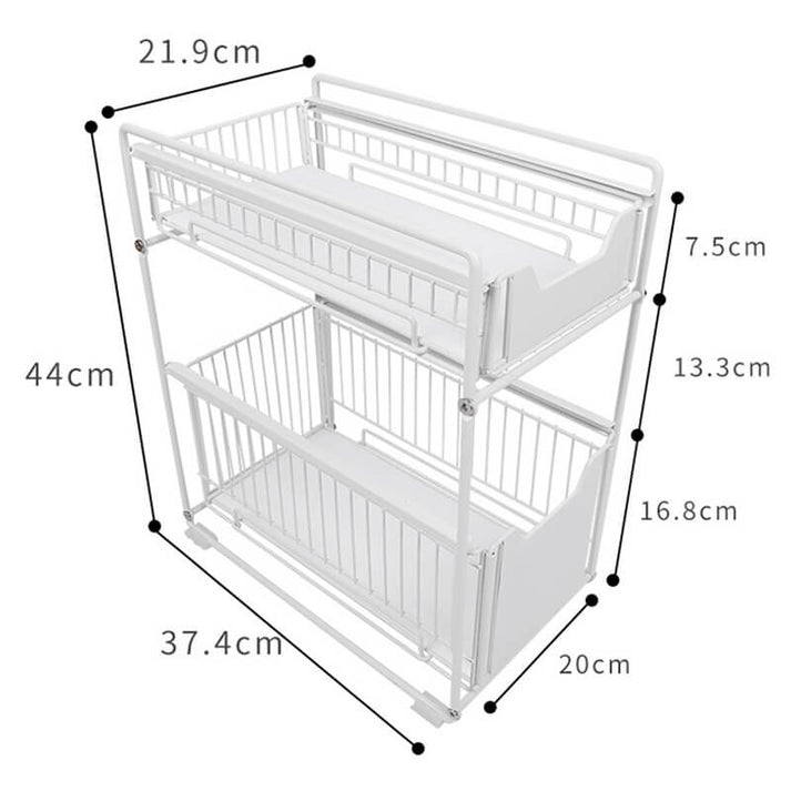 MOREUSHOP | Household Kitchen Storage Iron Rack – Moreushop®
