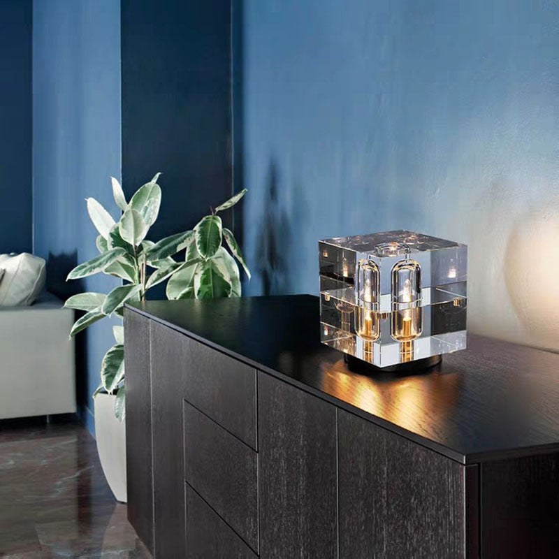 MOREUSHOP | Square Crystal Table Lamp – Moreushop®