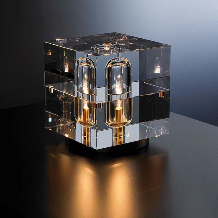 MOREUSHOP | Square Crystal Table Lamp – Moreushop®