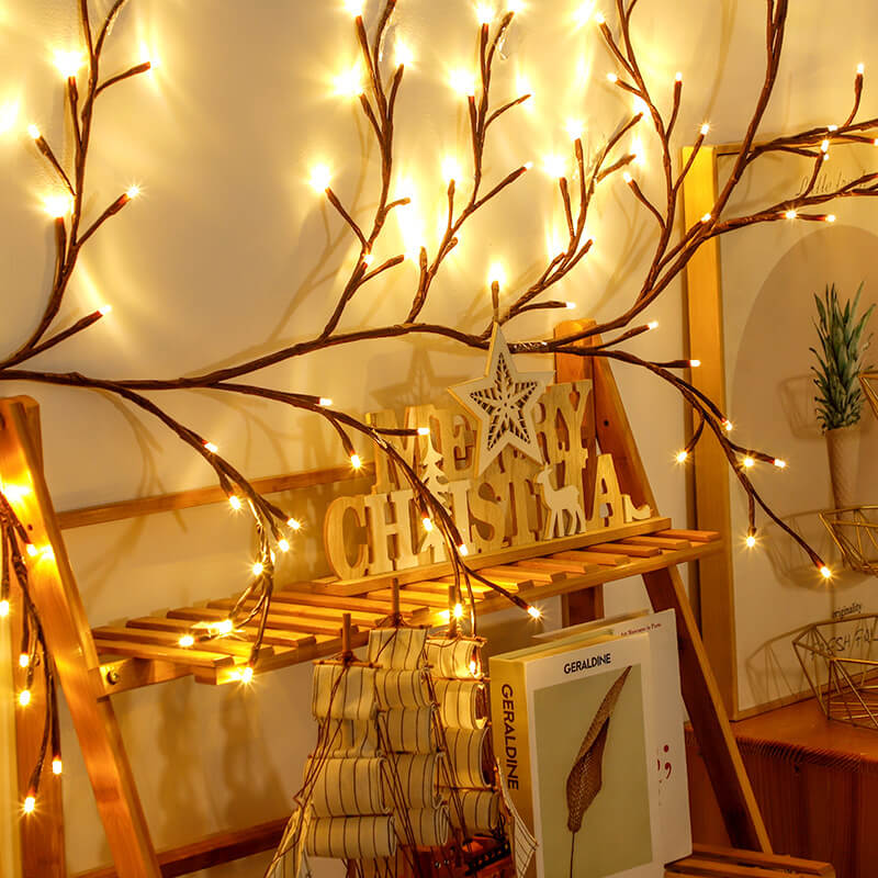 MOREUSHOP | Branch Rattan String Lights – Moreushop®
