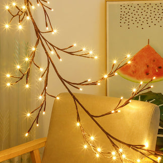 MOREUSHOP | Branch Rattan String Lights – Moreushop