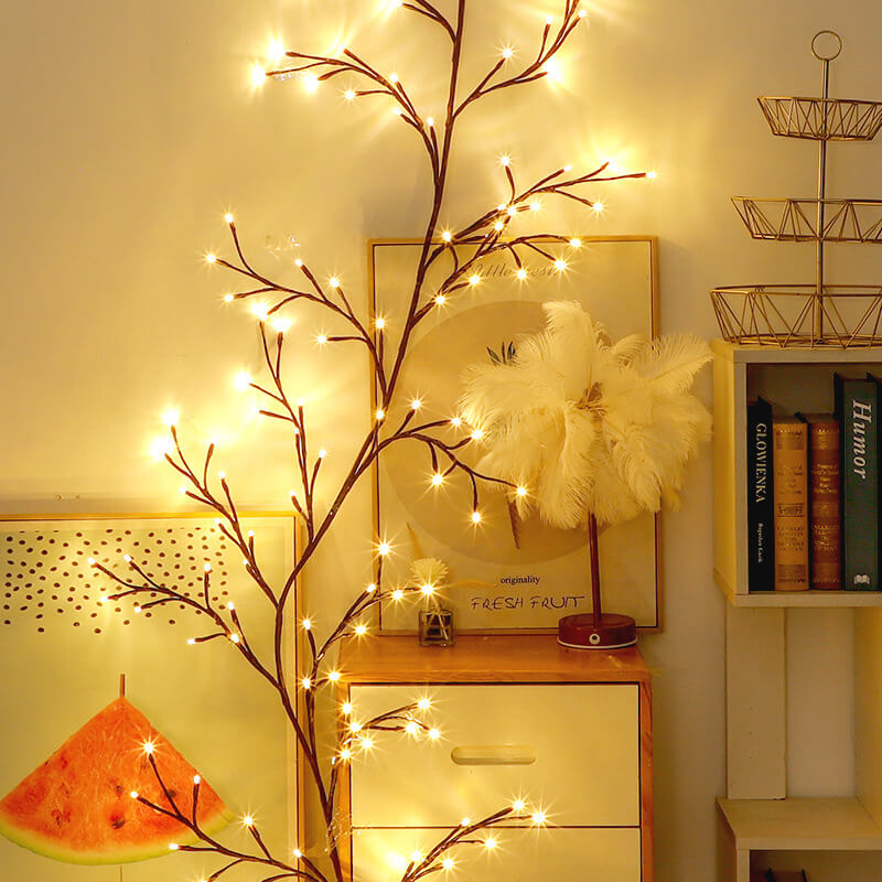 MOREUSHOP | Branch Rattan String Lights – Moreushop®