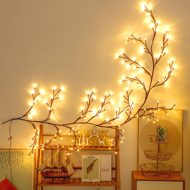 MOREUSHOP | Branch Rattan String Lights – Moreushop®