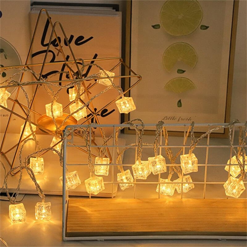MOREUSHOP | LED Ice Cube String Lights – Moreushop®