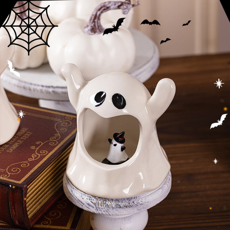 MOREUSHOP | Halloween Ghost Candlestick Decoration – Moreushop®