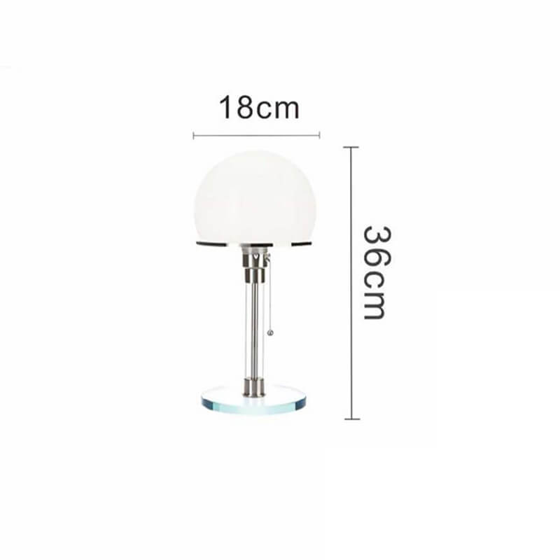 MOREUSHOP | Hemispherical Glass Table Lamp – Moreushop®