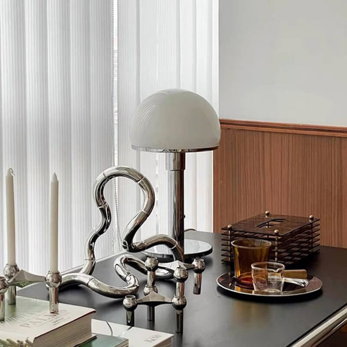 MOREUSHOP | Hemispherical Glass Table Lamp – Moreushop®