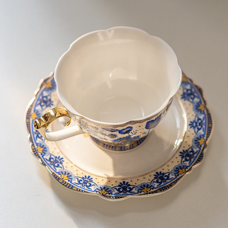 MOREUSHOP | Spring Floral Bone China Cup and Saucer – Moreushop®