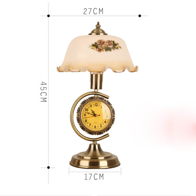 MOREUSHOP | Vintage Clock Desk Lamp – Moreushop®