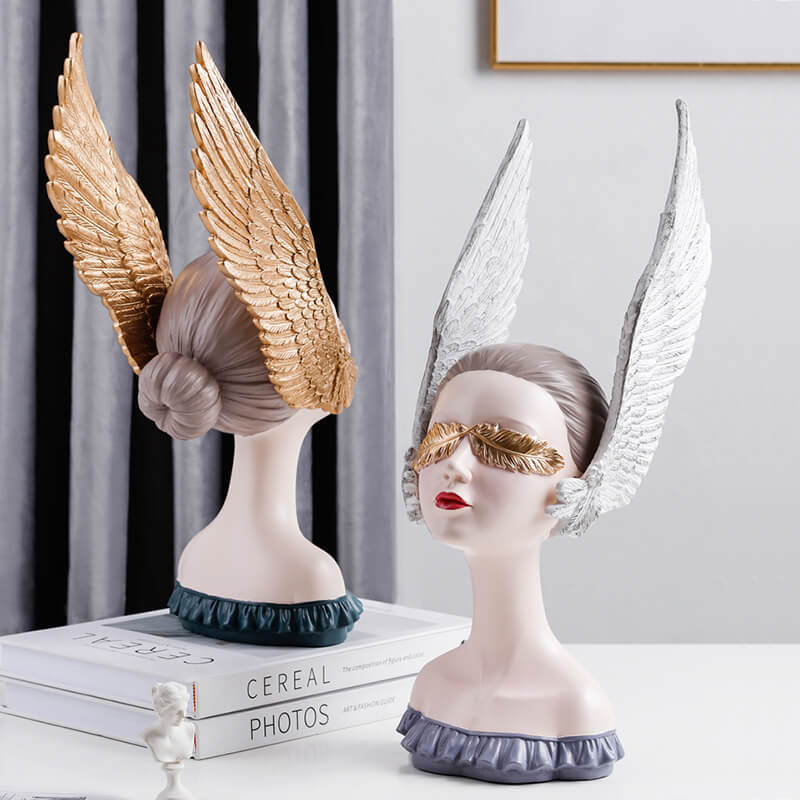 MOREUSHOP | Wing Girl Resin Decoration – Moreushop®